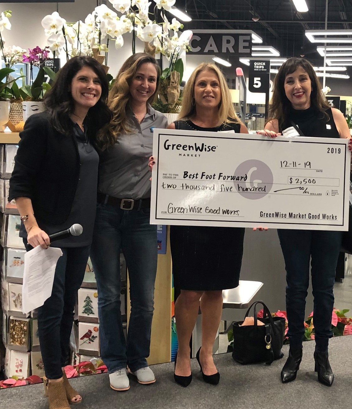 GreenWise Gives Back to BFF – Best Foot Forward Foundation